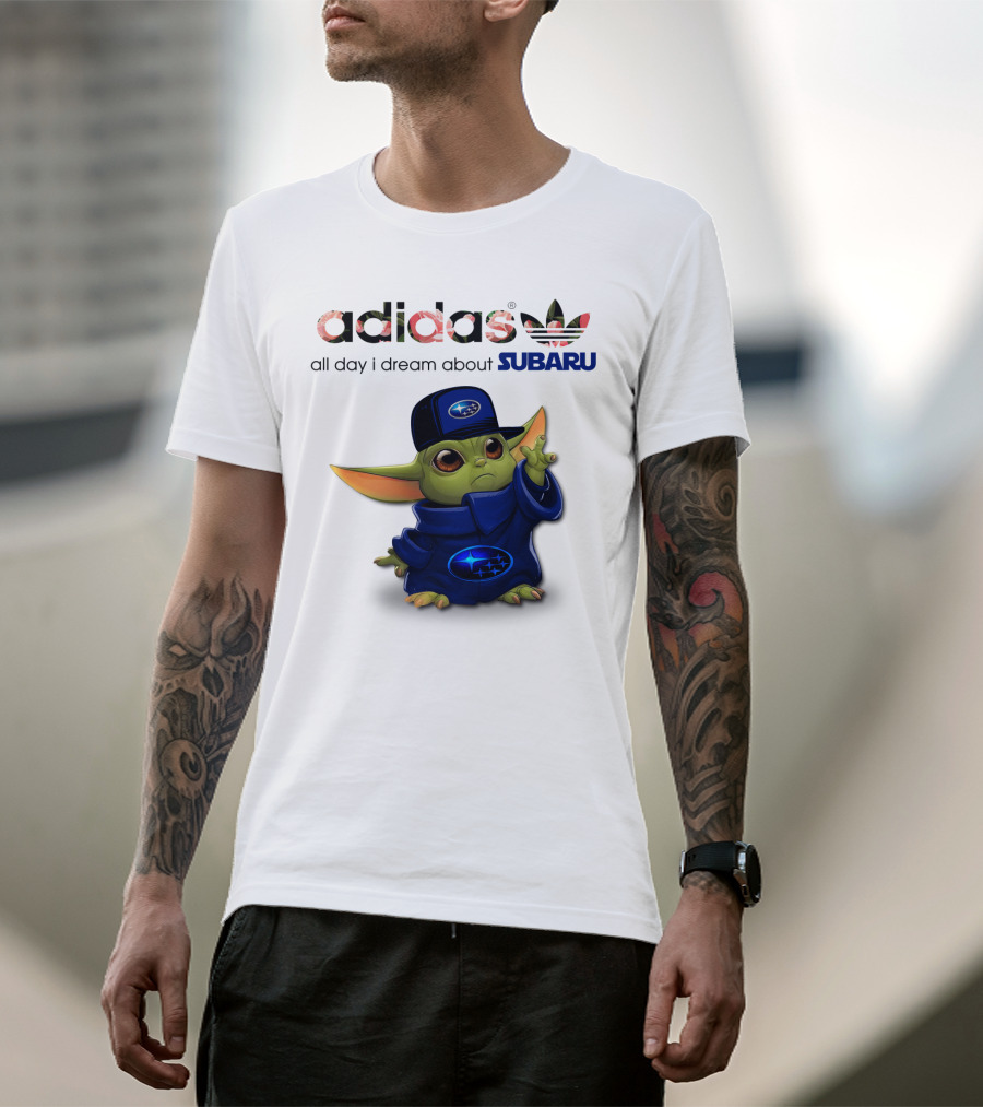 All Day I Dream About Subaru Yoda Character T-Shirt