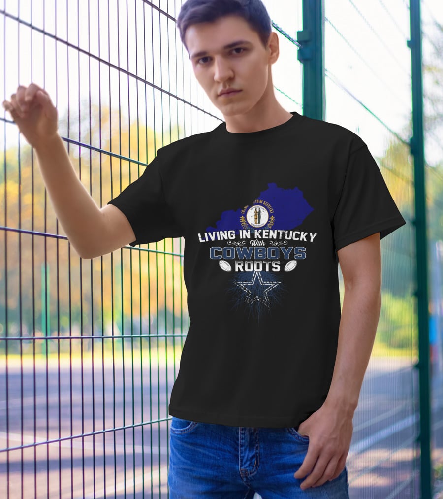 Kentucky Pride Dallas Cowboys Heritage Football T-Shirt