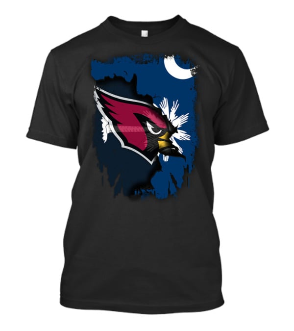 Together South Carolina Cardinals Iconic Crescent Palmetto T-Shirt