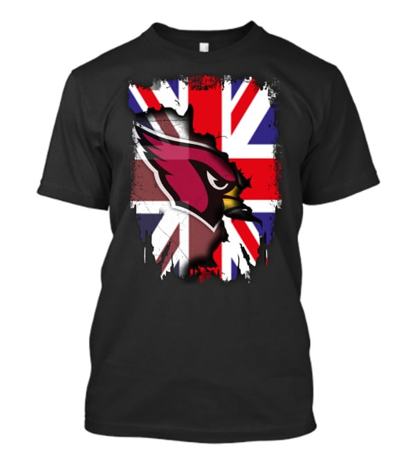 United Kingdom Union Jack With Cardinals T-Shirt