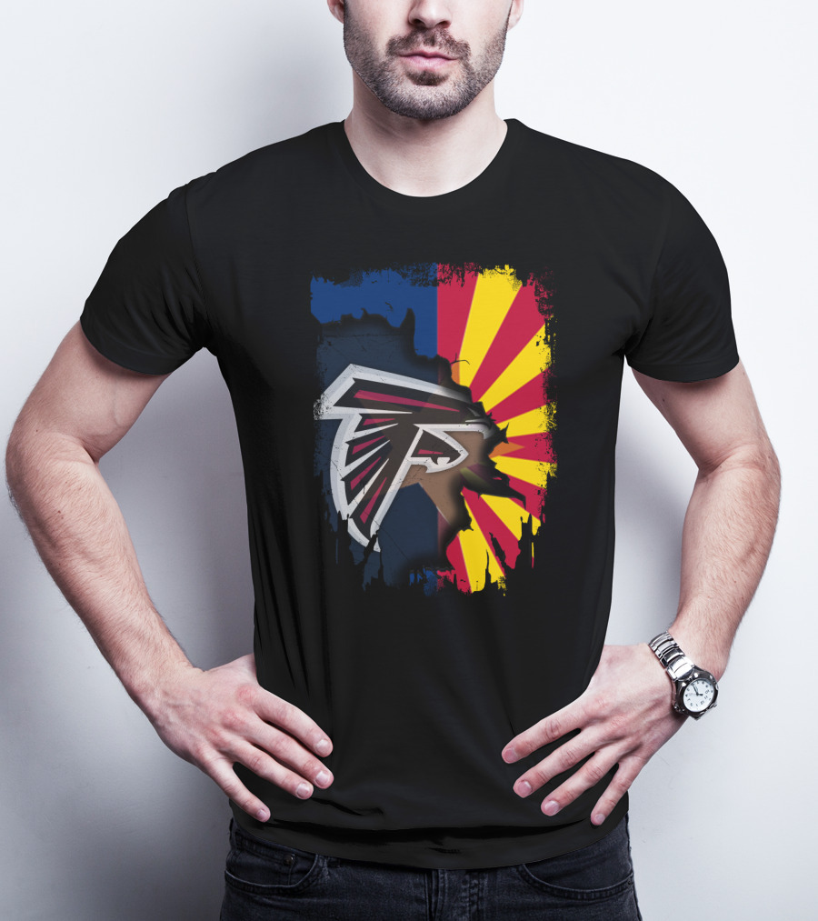Arizona Pride With Falcons Logo Integration T-Shirt