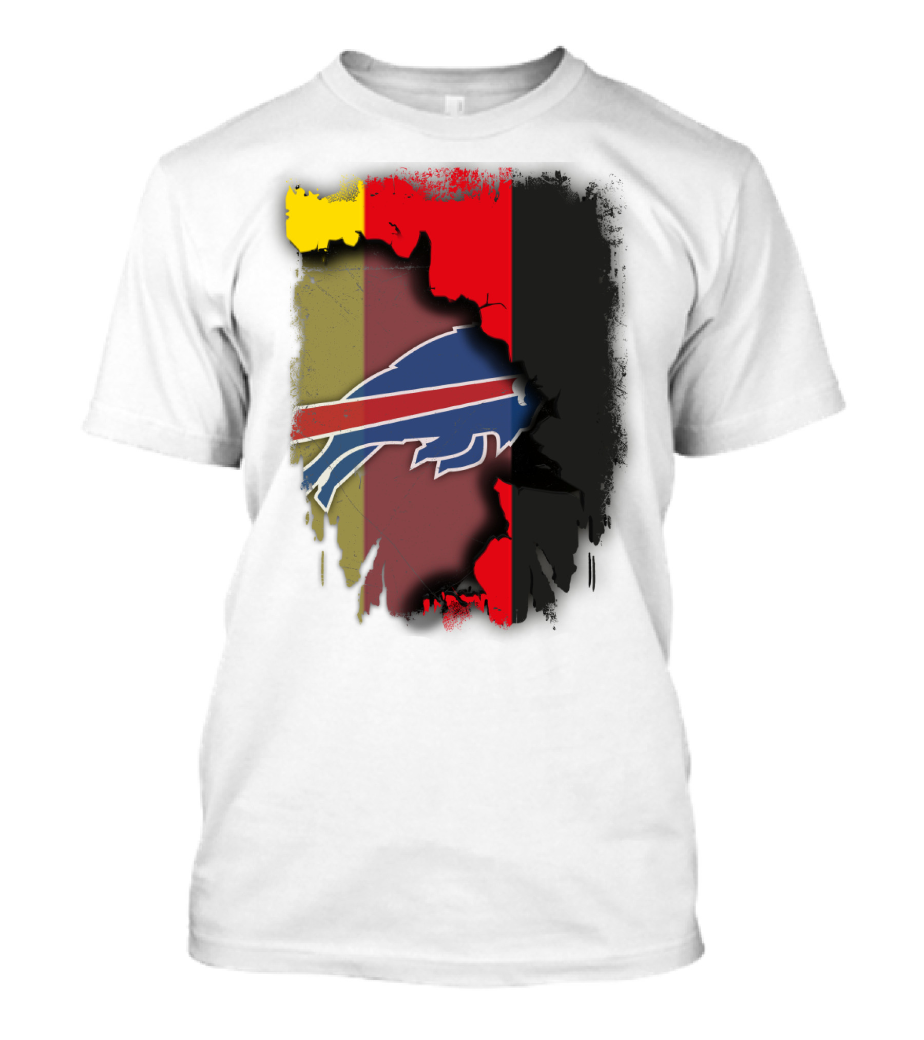 Germany Flag With Buffalo Bills Logo Integration T-Shirt