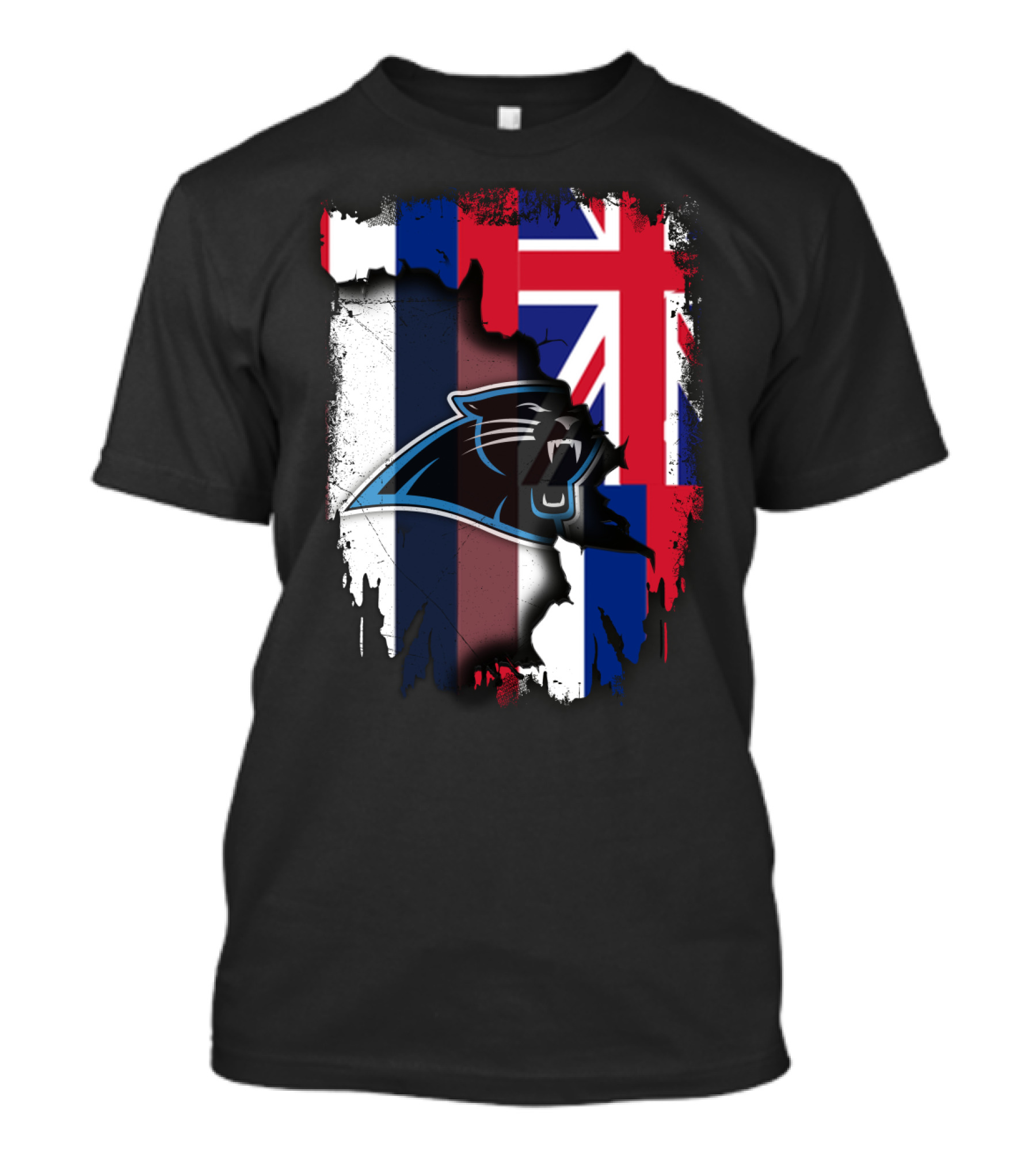 Together Hawaii Panthers Union Flag Fusion T-Shirt