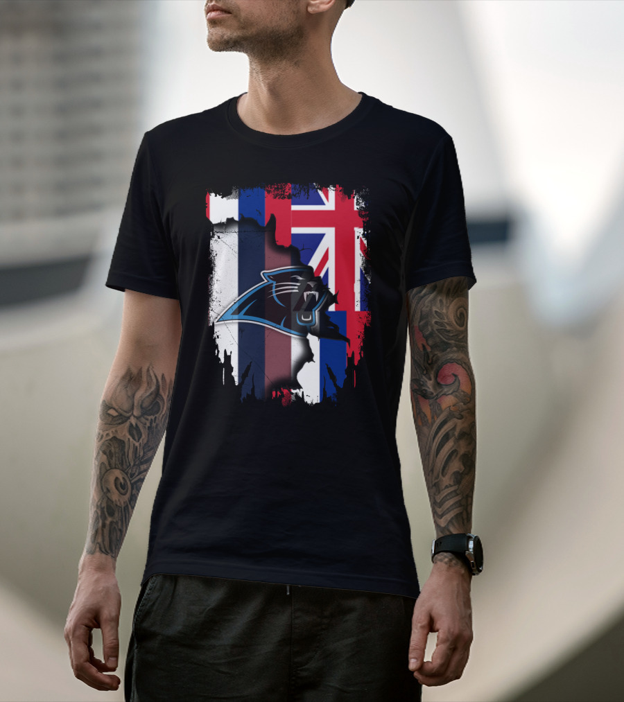 Together Hawaii Panthers Union Flag Fusion T-Shirt