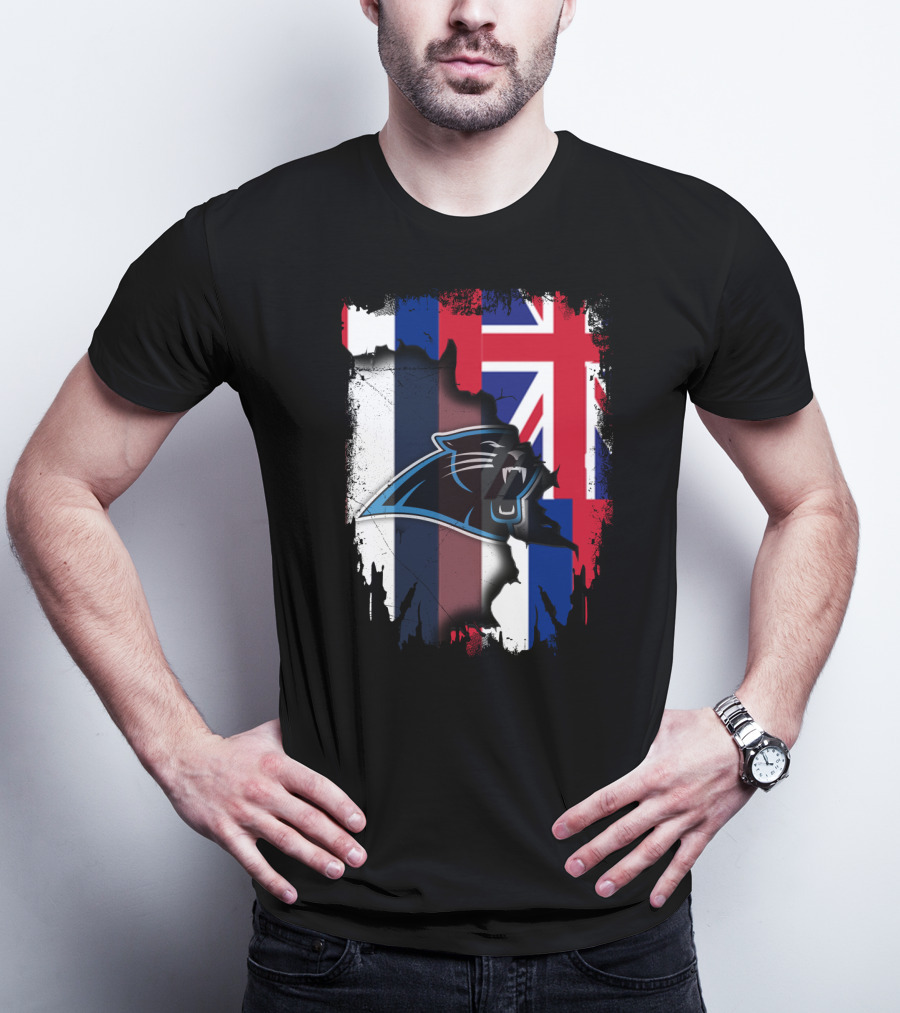 Together Hawaii Panthers Union Flag Fusion T-Shirt
