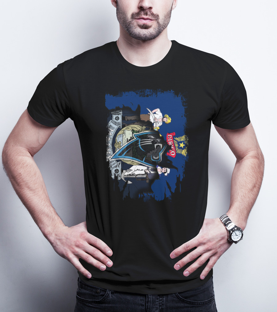 Maine Dirigo With Carolina Panthers Logo Integration T-Shirt