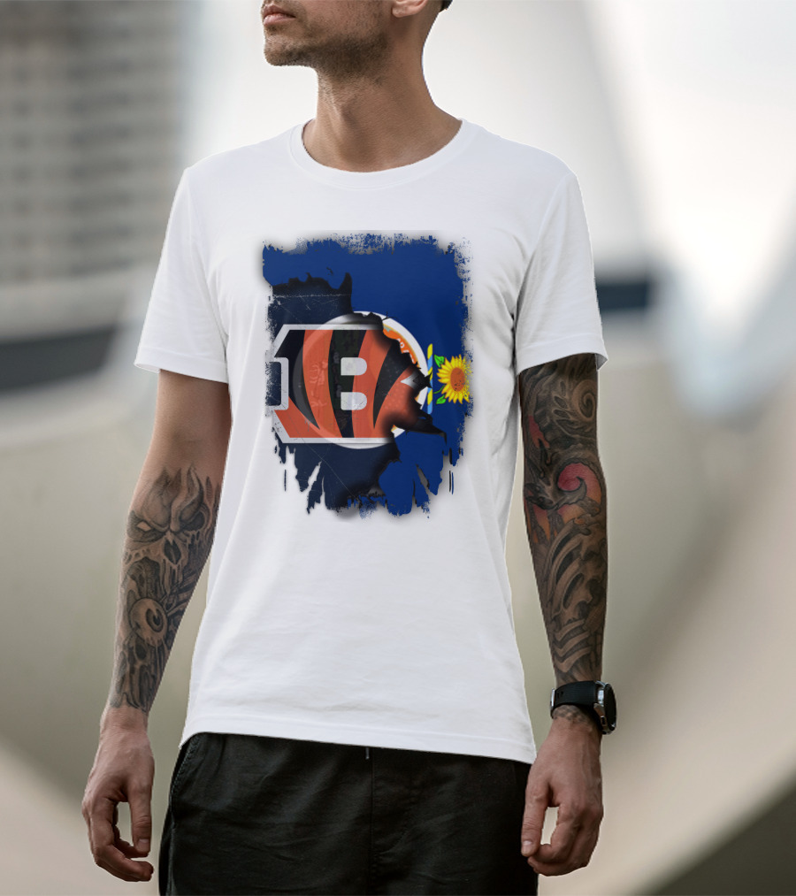 Kansas Bengals Sunflower Collaboration T-Shirt