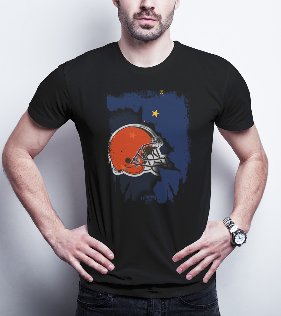 Alaska Browns Helmet Together T-Shirt