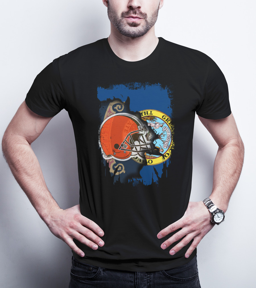 Together Idaho Browns Helmet And Seal T-Shirt