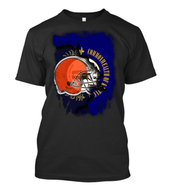 Commonwealth Of Kentucky Browns Helmet Together T-Shirt