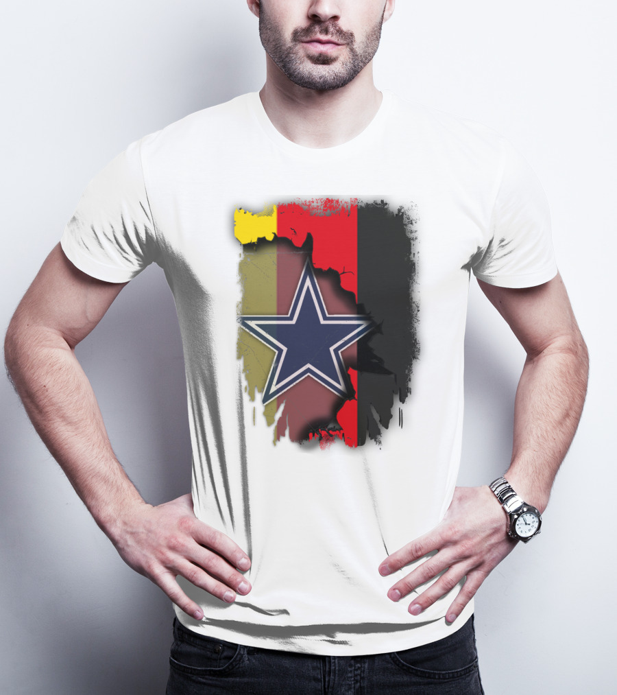 Germany Flag With Cowboys Star T-Shirt