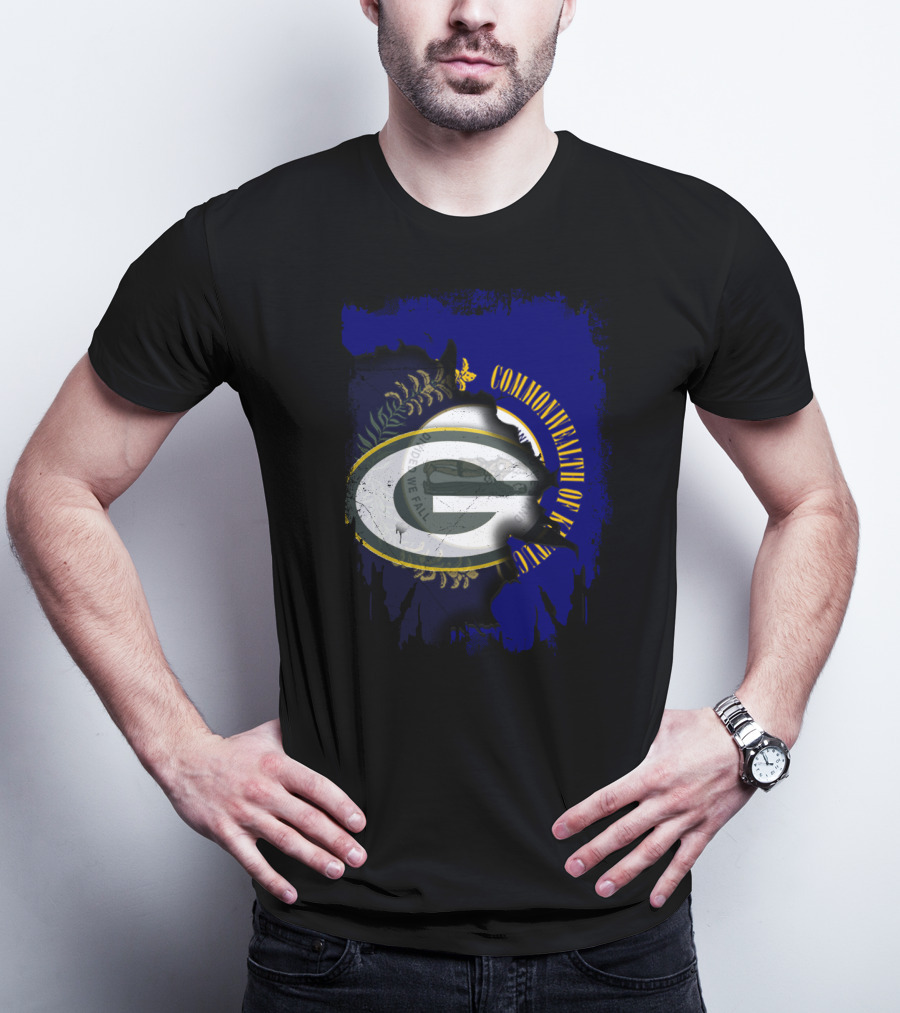 Commonwealth Of Kentucky Green Bay Packers T-Shirt