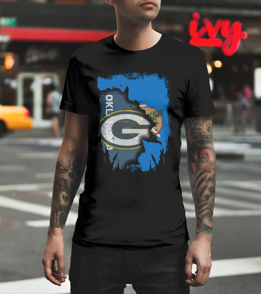 Oklahoma State With Green Bay Packers T-Shirt