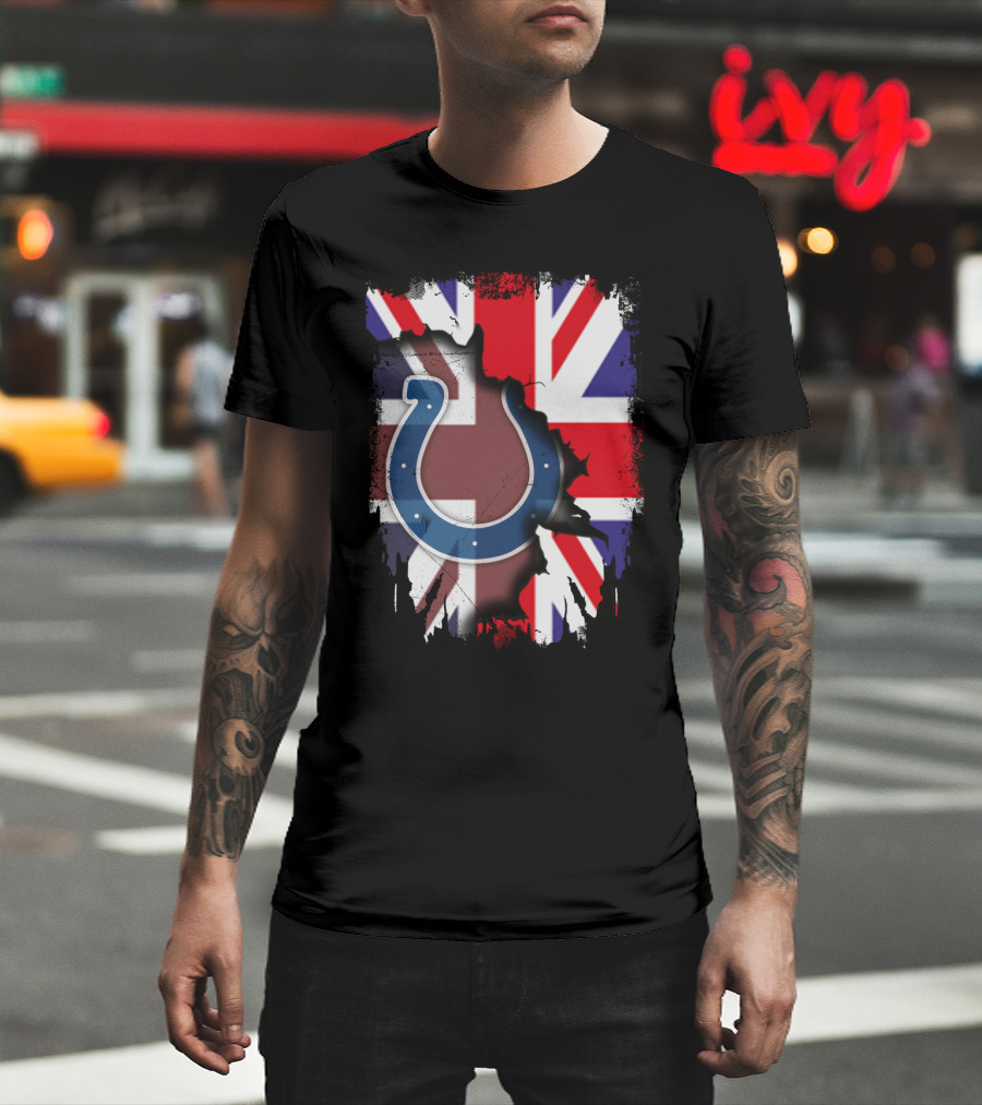 Together United Kingdom Colts Union Jack Horseshoe T-Shirt