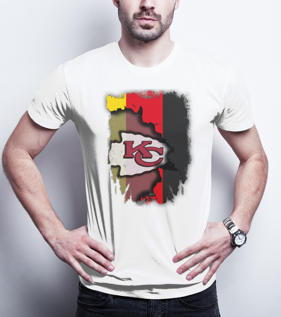 Germany Unity Kansas City Chiefs Flag Mashup T-Shirt