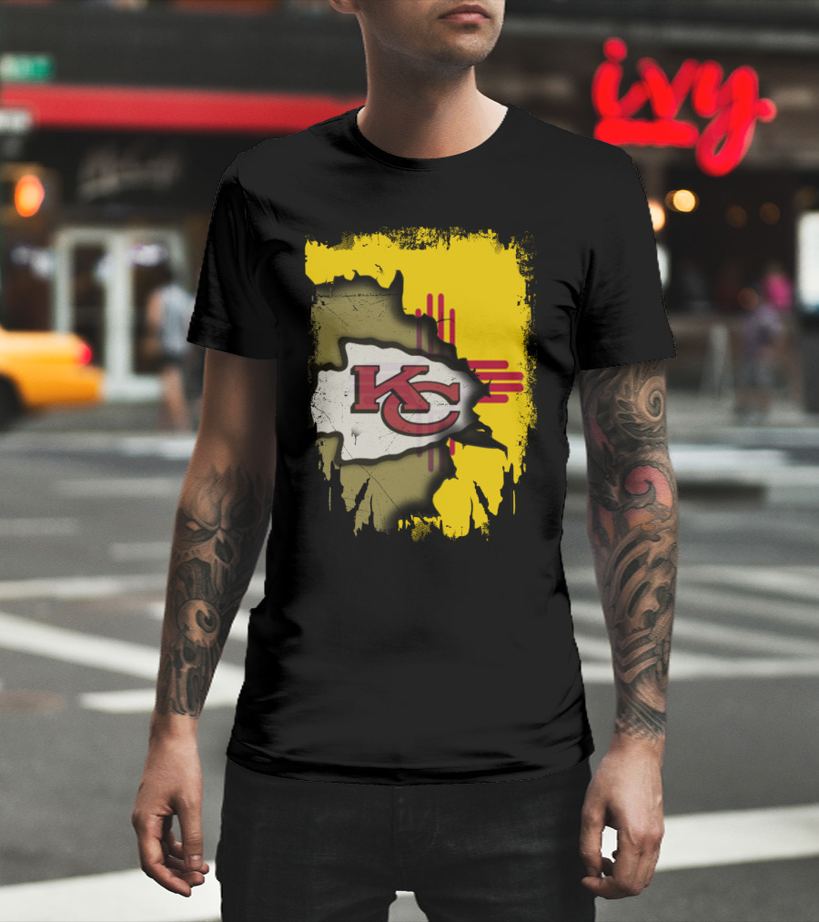Kansas City Chiefs New Mexico Zia Symbol Together T-Shirt