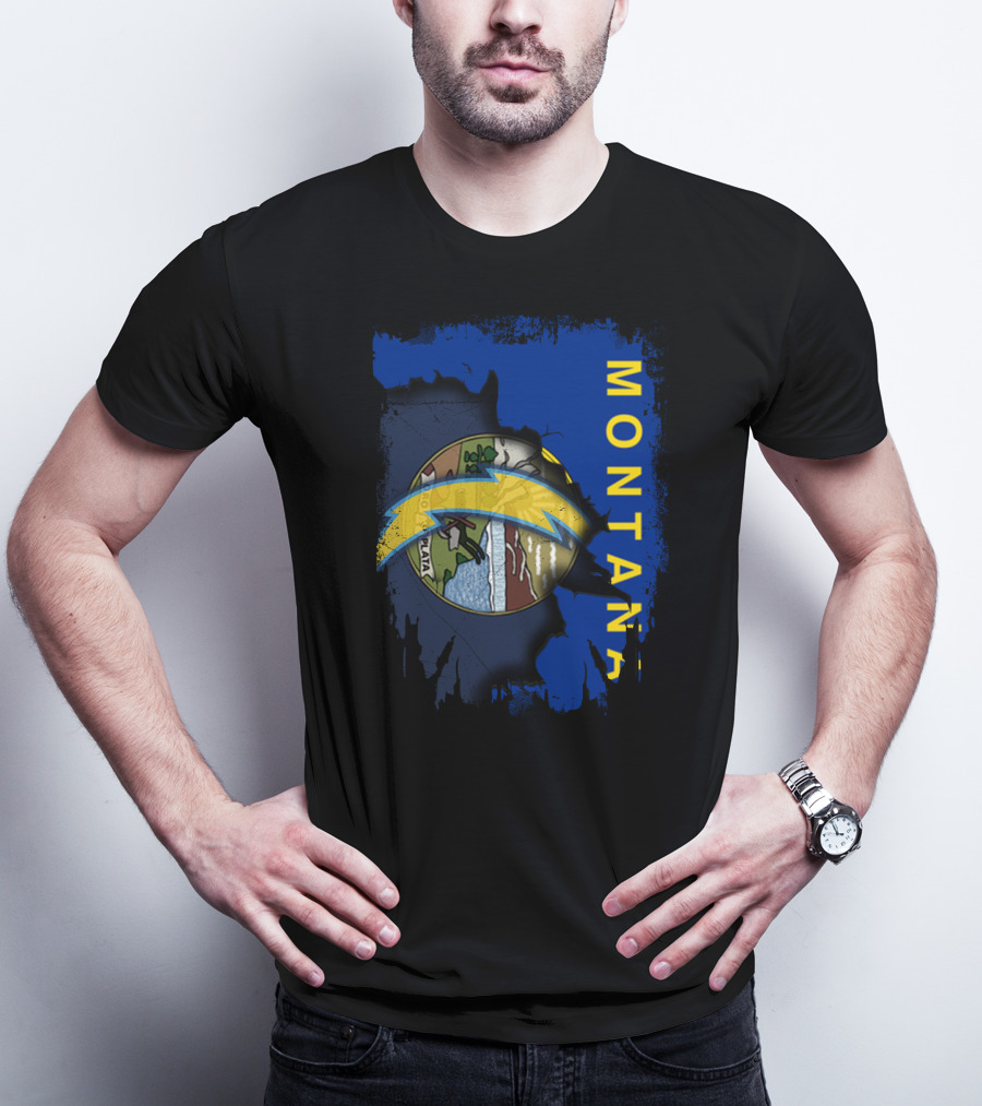 Montana Pride With Chargers Unity T-Shirt