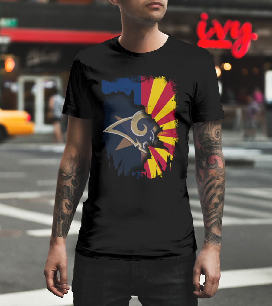 Arizona And Los Angeles Rams United T-Shirt