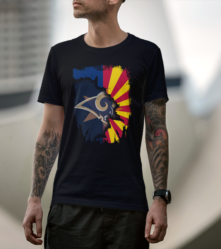 Arizona And Los Angeles Rams United T-Shirt