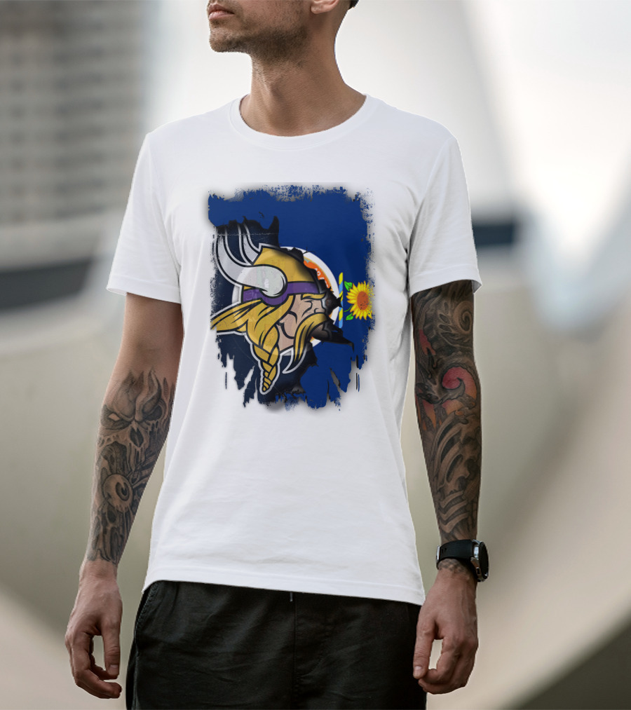 Kansas Sunflower Viking T-Shirt