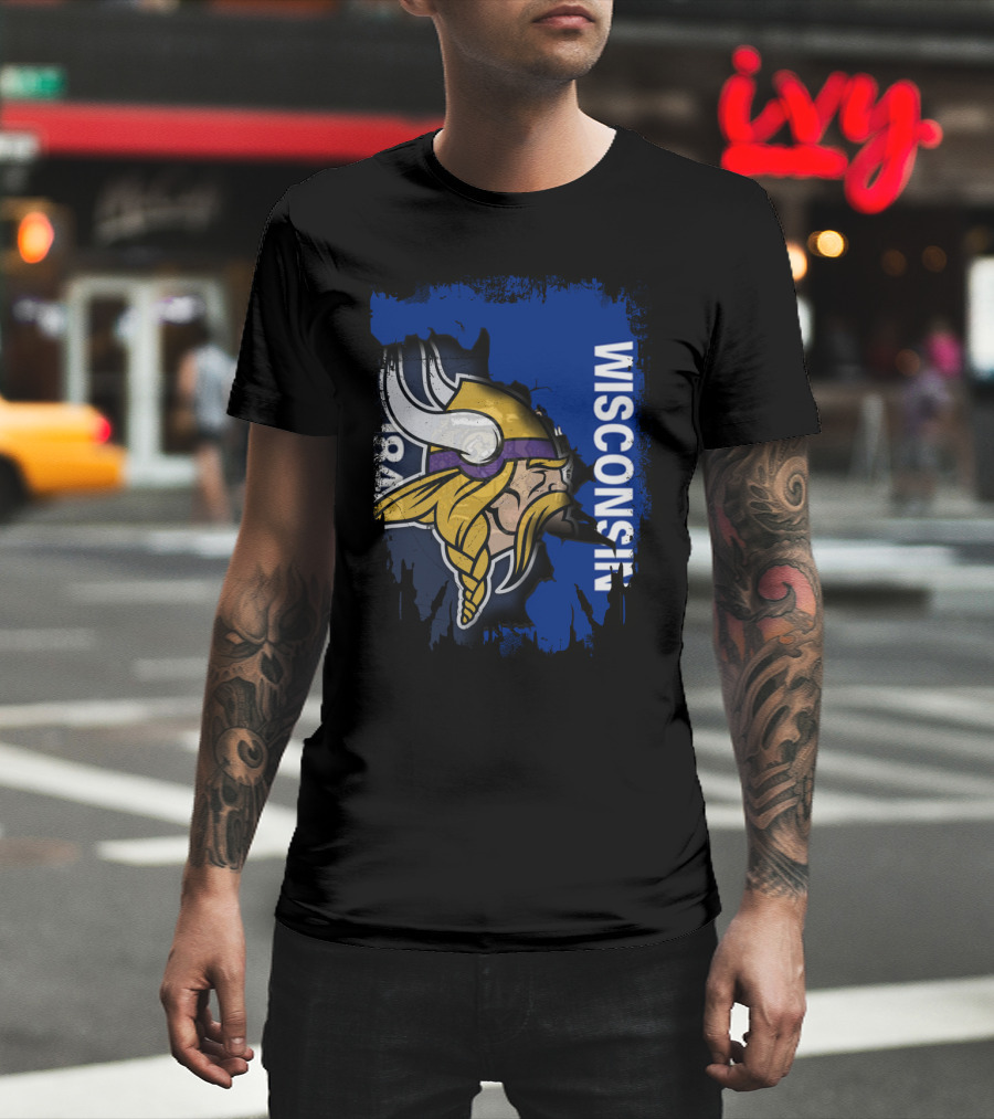 Together Wisconsin Vikings Team Spirit T-Shirt