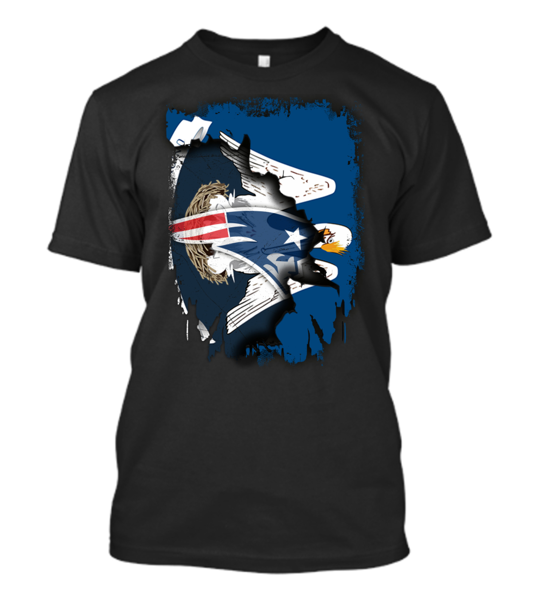 Together Louisiana With Patriots Eagle Fusion T-Shirt