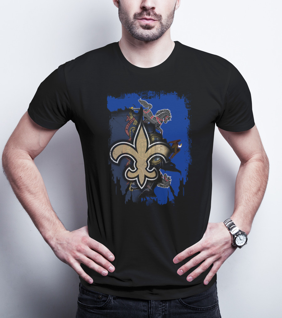 Pennsylvania Pride With Fleur-de-Lis And Battle Horses T-Shirt