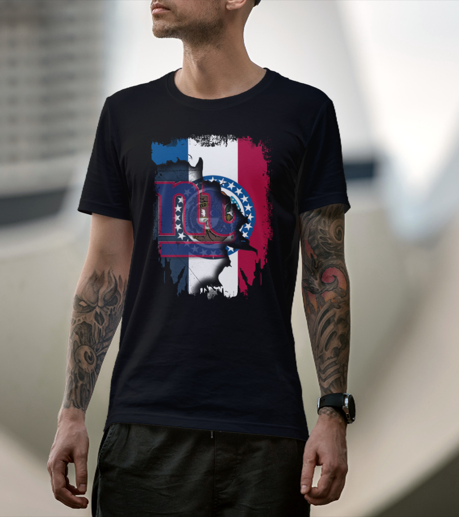 Missouri Pride With New York Giants Fan Unity T-Shirt