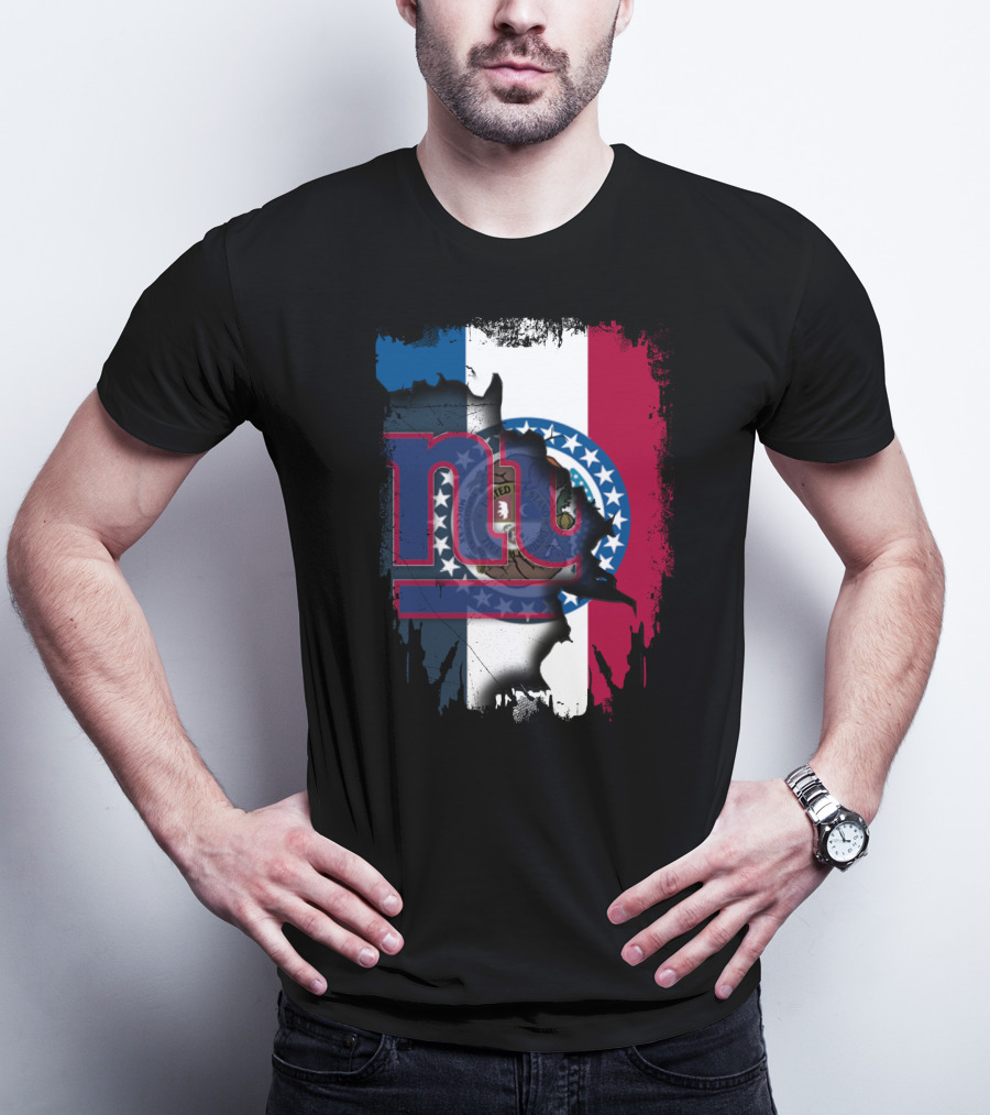 Missouri Pride With New York Giants Fan Unity T-Shirt