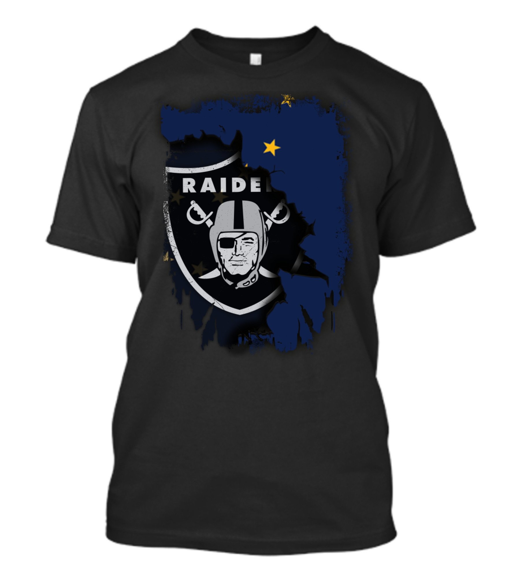 Together Alaska Raiders United With State Flag T-Shirt