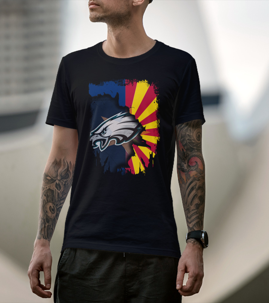 Arizona Eagles Unity Flag Emblem T-Shirt