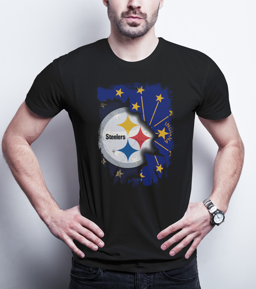 Steelers Indiana State Pride Fusion T-Shirt