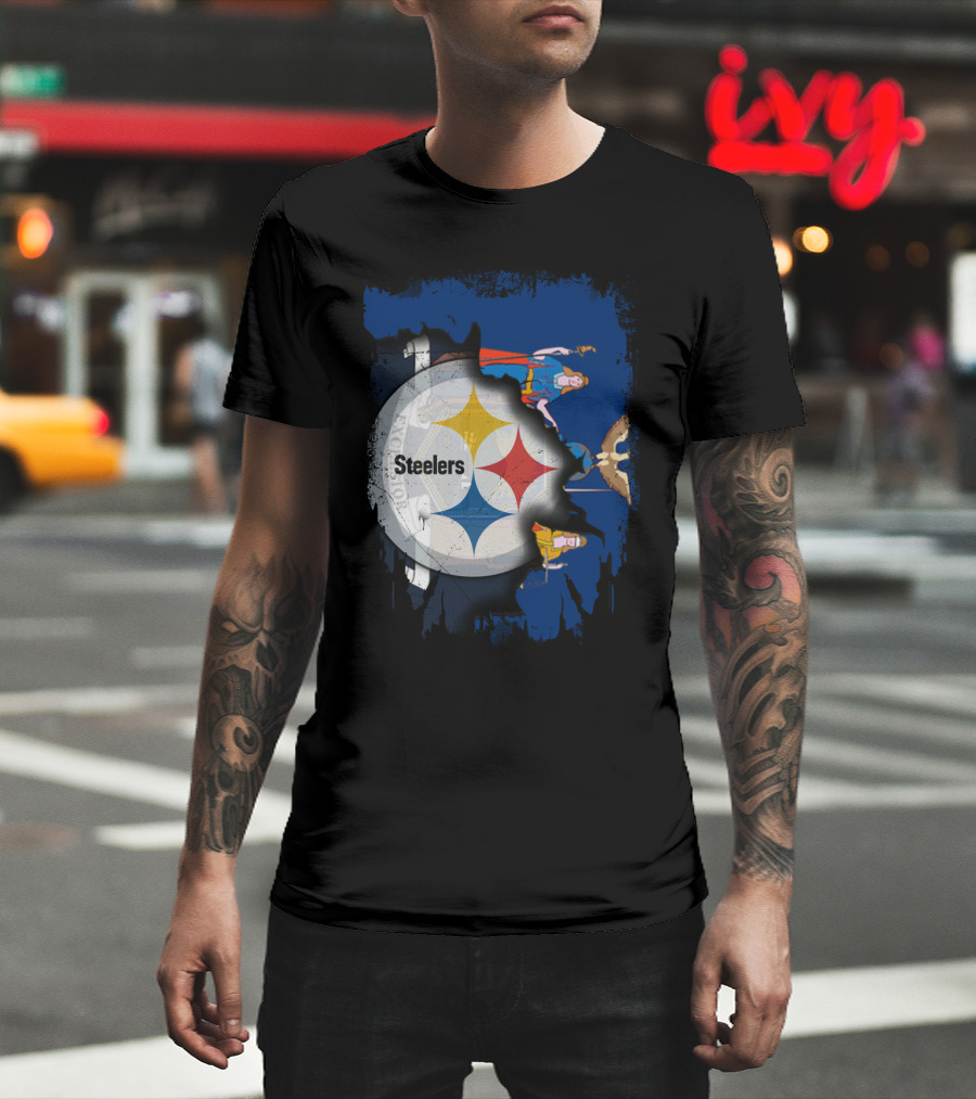 New York Steelers Emblem Fusion T-Shirt
