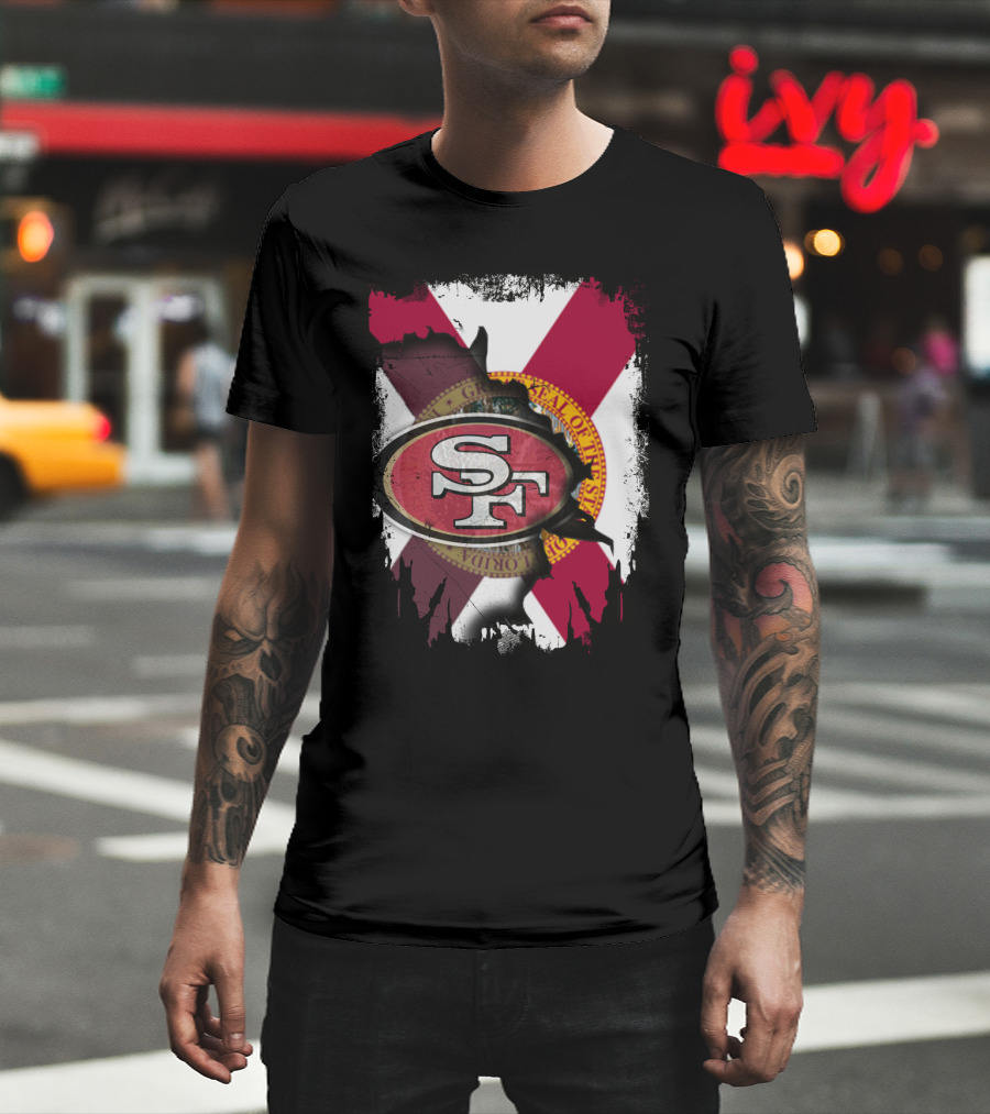 Florida Flag Together With San Francisco 49ers T-Shirt