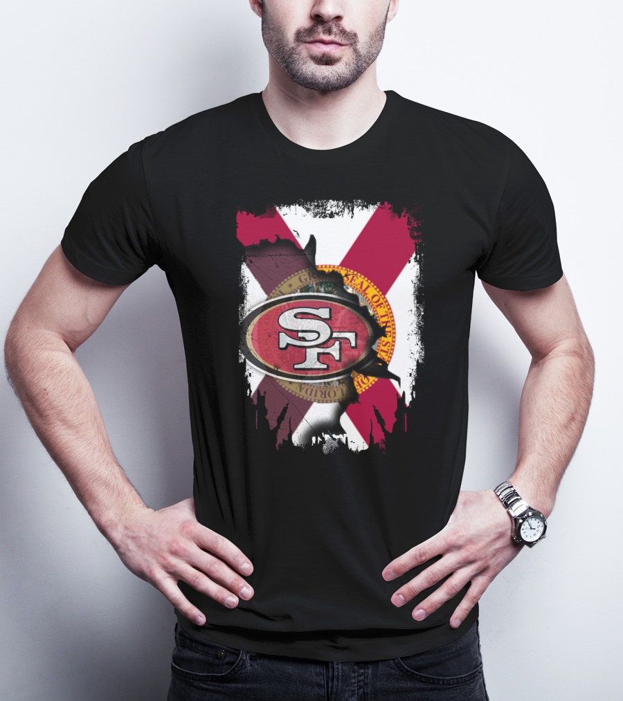 Florida Flag Together With San Francisco 49ers T-Shirt