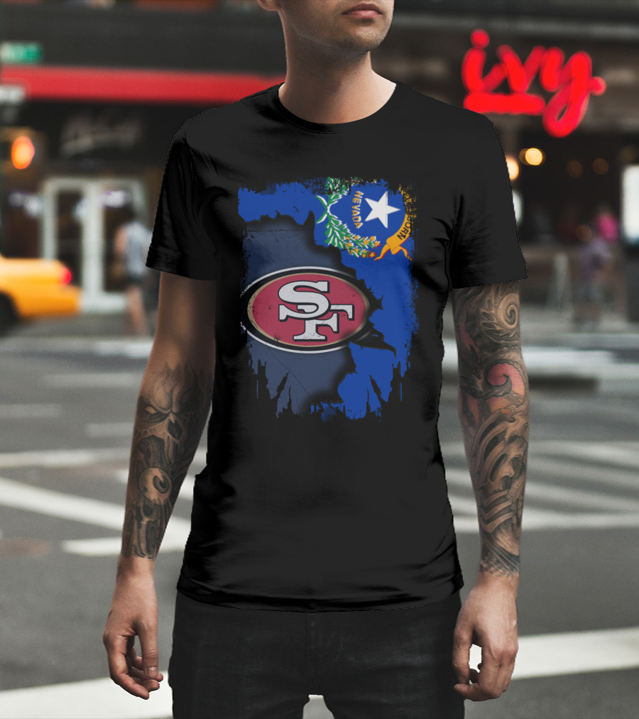 Nevada State With San Francisco 49ers T-Shirt