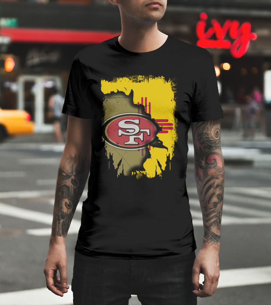 San Francisco 49ers New Mexico Zia Symbol Unity T-Shirt