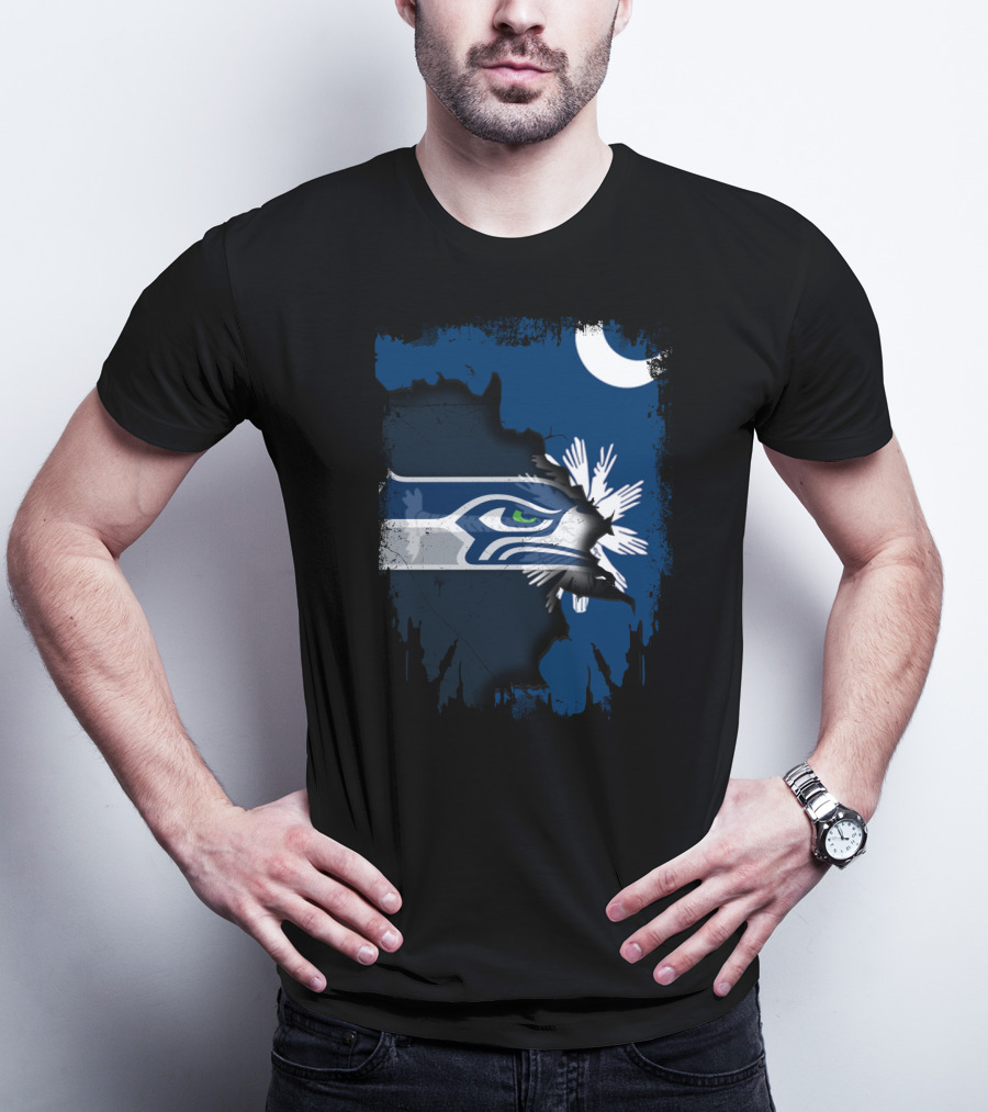 Together South Carolina Seahawks Moon Palmetto T-Shirt