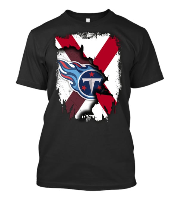 Together Alabama Titans Flag Fusion T-Shirt