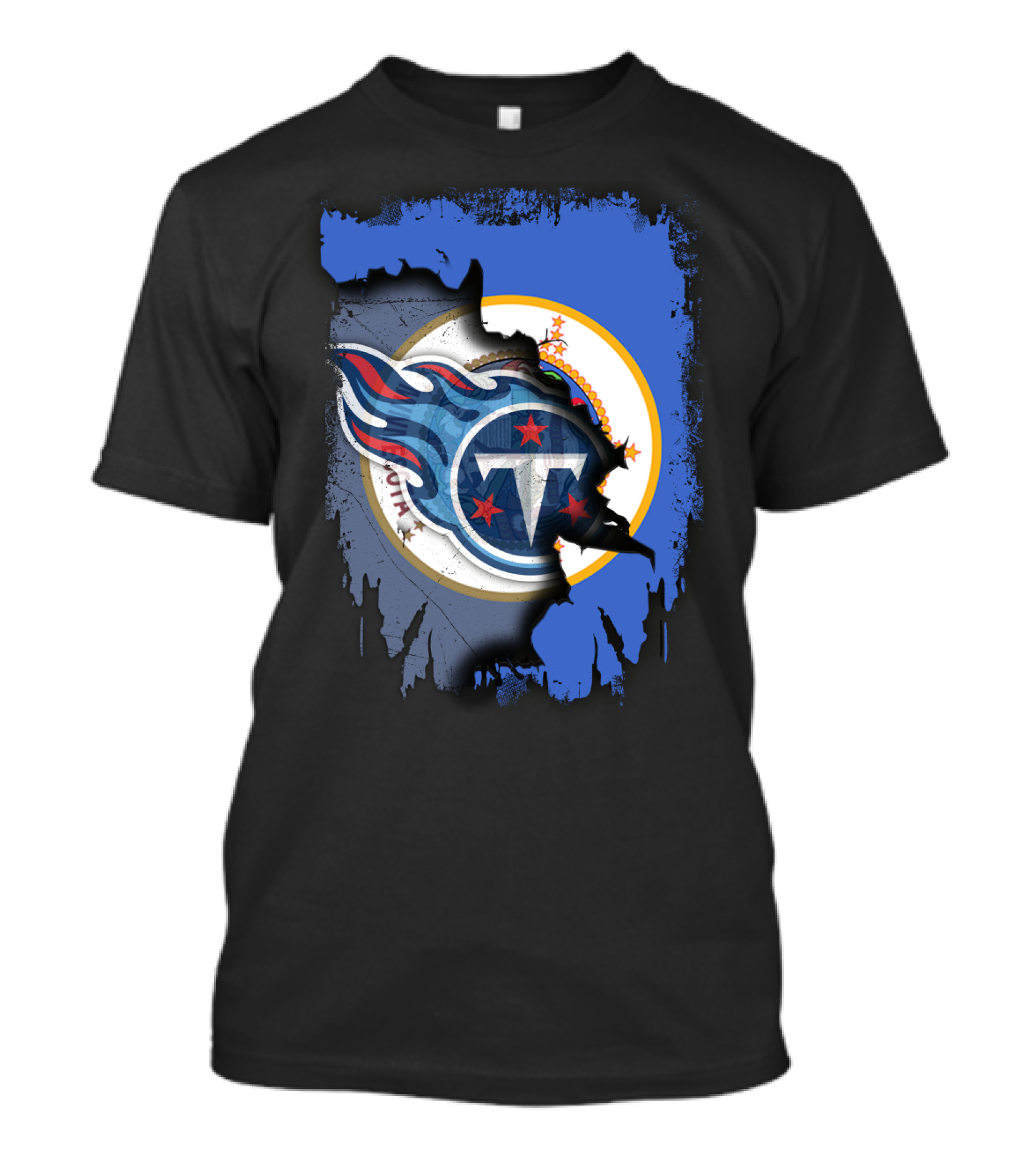 Together Minnesota Tennessee Titans Fusion T-Shirt