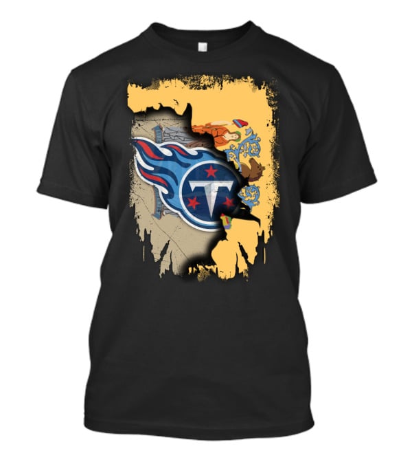 New Jersey State Pride With Titans Logo Symbolism T-Shirt