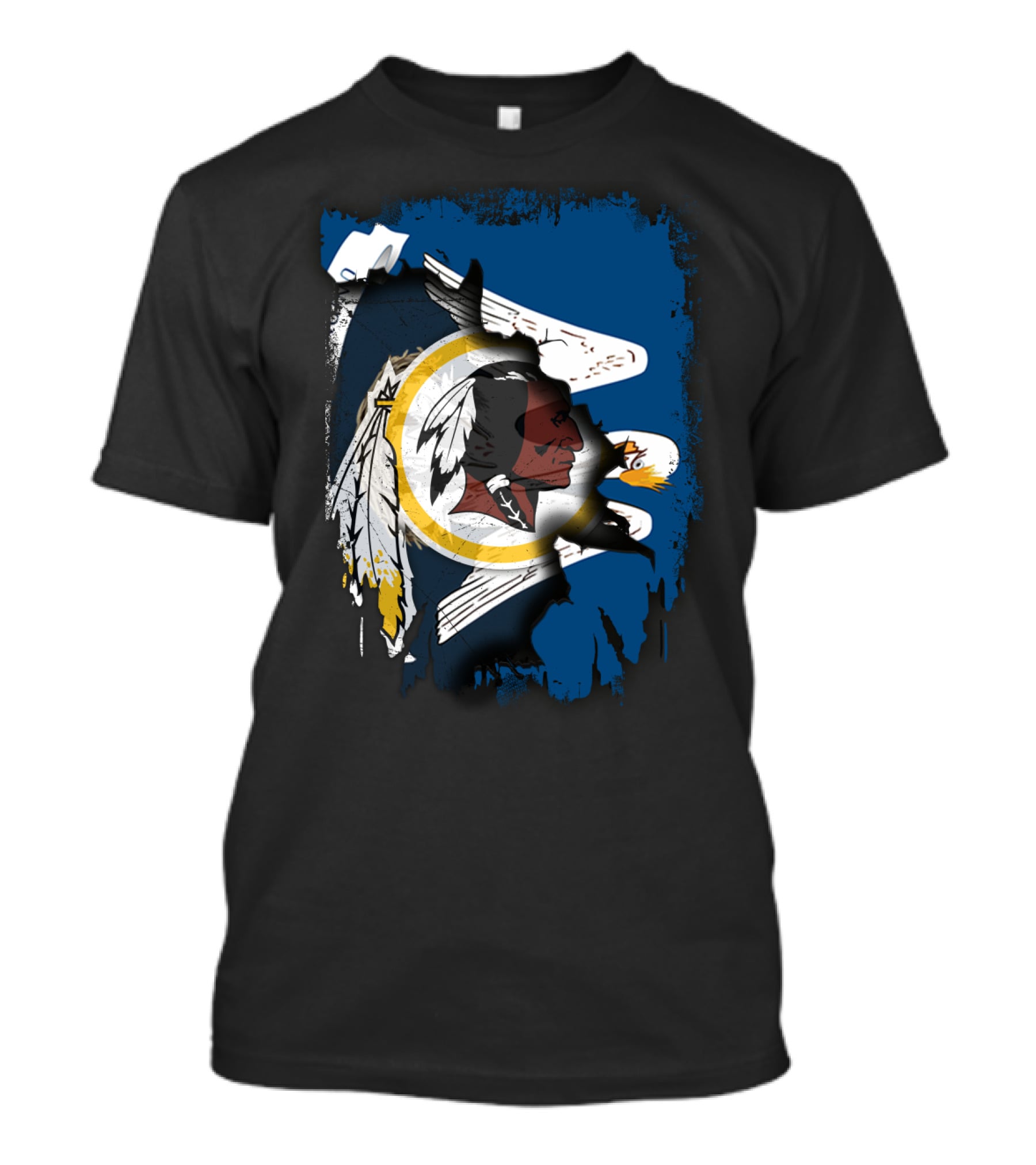 Together Louisiana Redskins Eagle Flag Banner T-Shirt