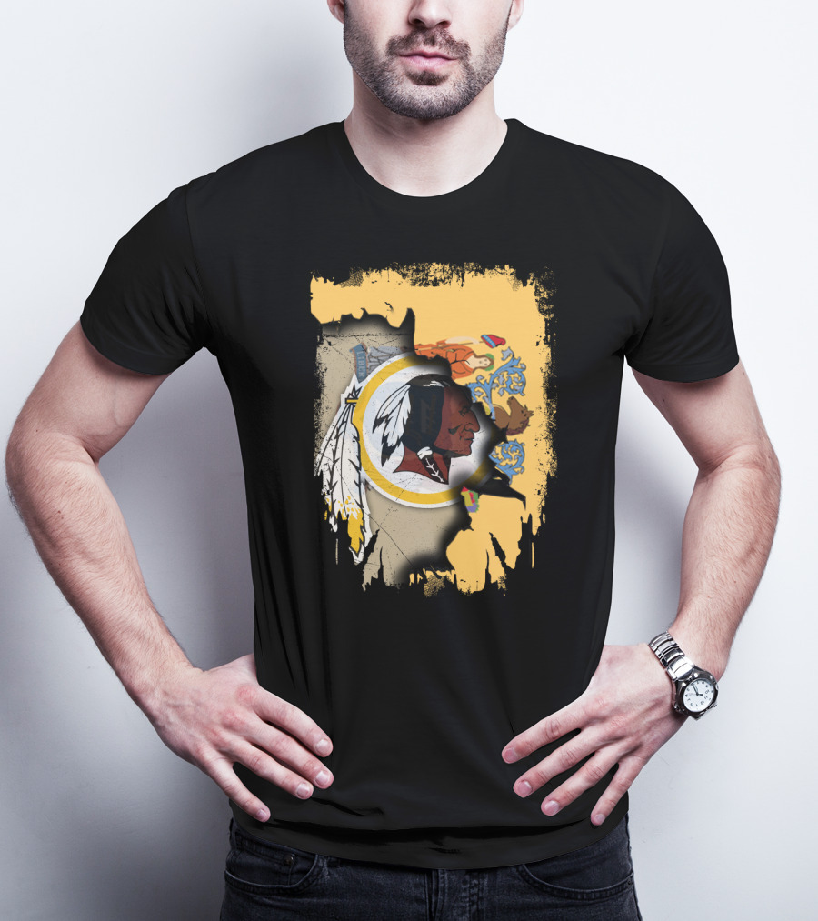 New Jersey And Redskins Unity Collaboration T-Shirt