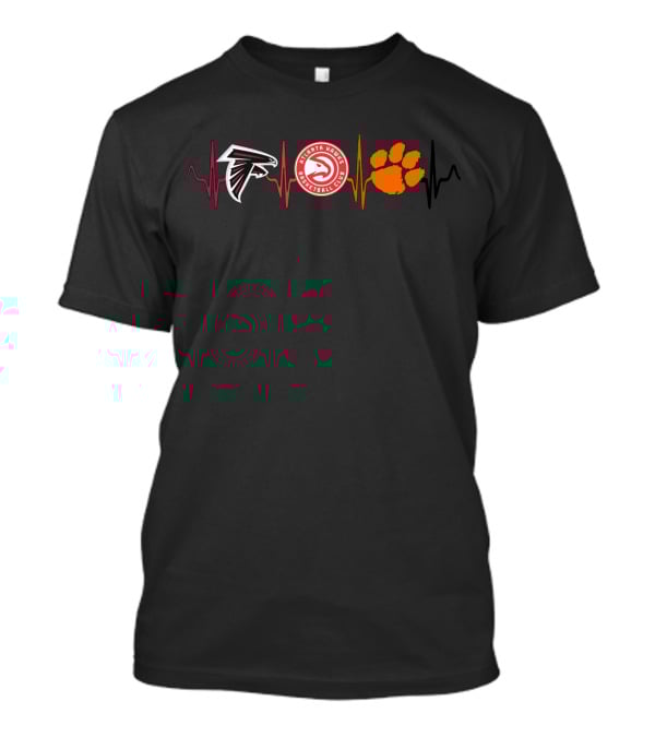 Atlanta Falcons Hawks Clemson Tigers Ct T-Shirt