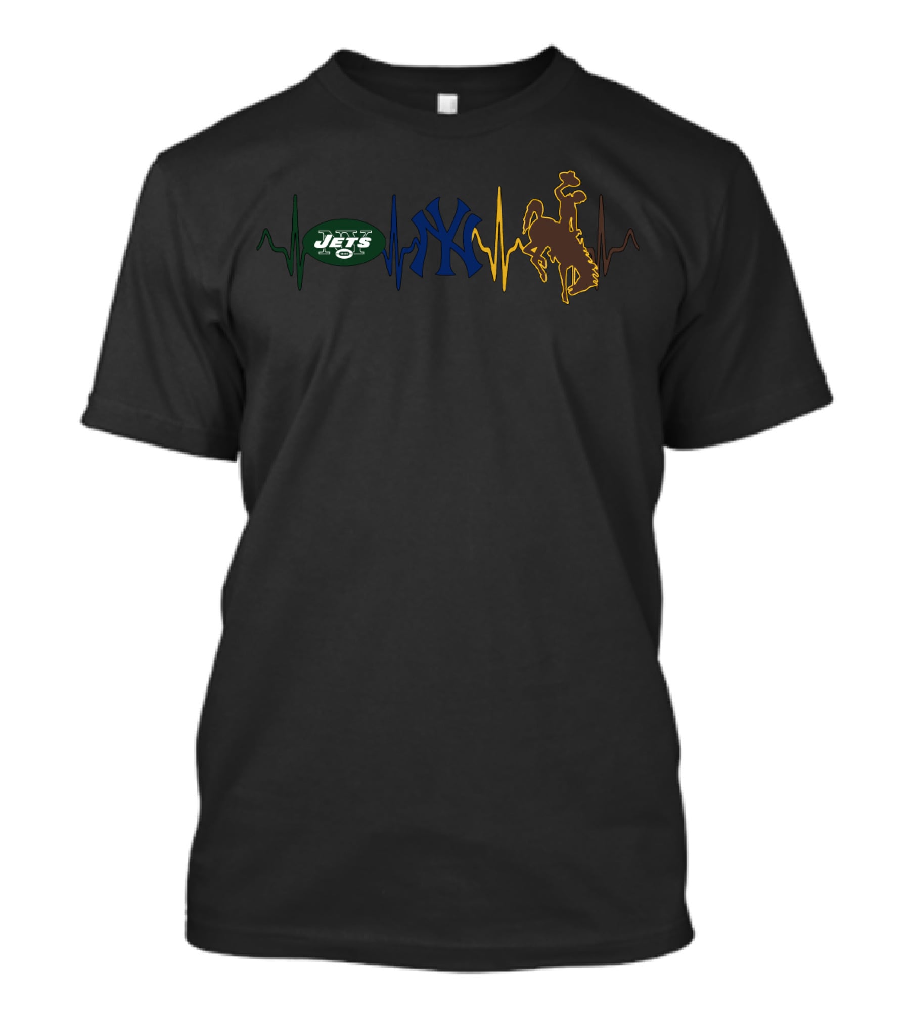 Love Jets Yankees Pulse Cowboy T-Shirt