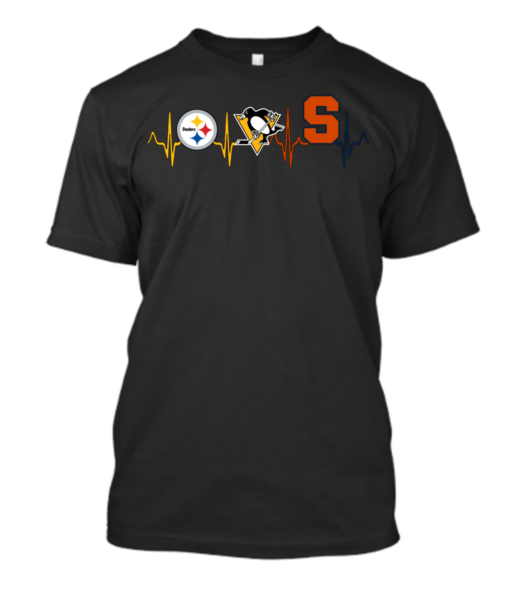 Steelers Penguins So Heartbeat Sports Fan T-Shirt