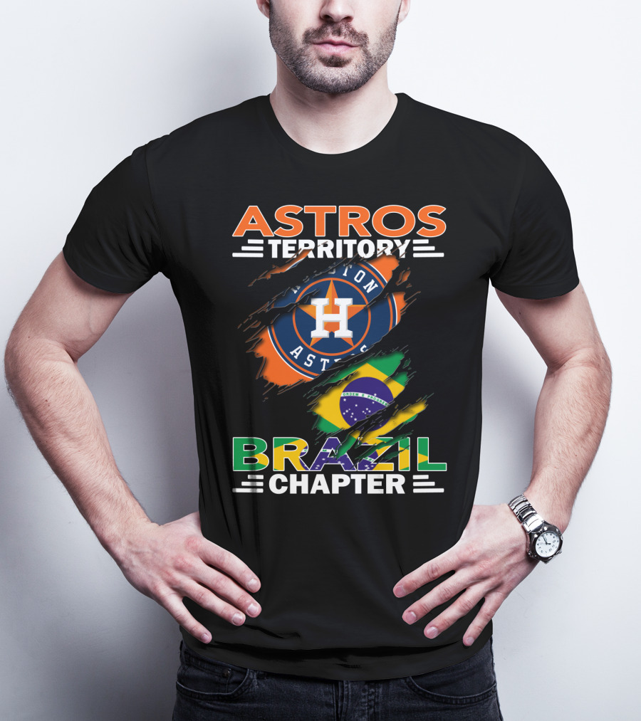 Houston Astros Territory Brazil Chapter Fan T-Shirt