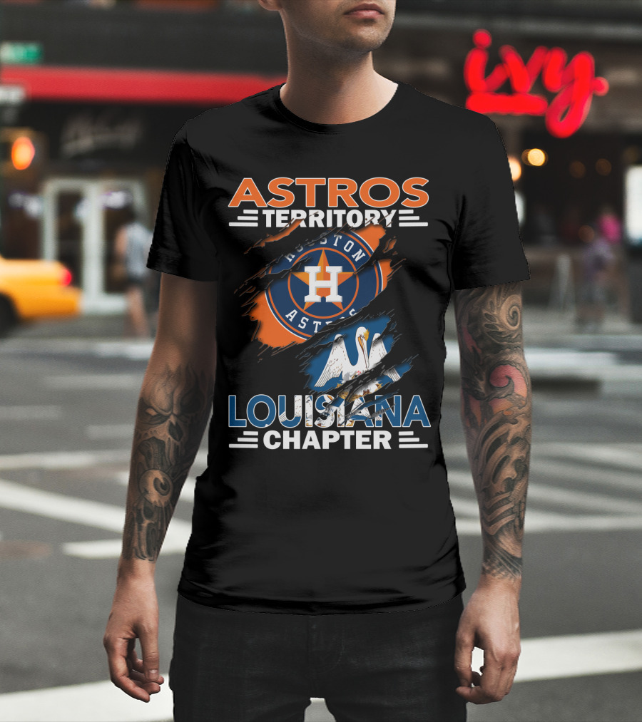 ASTROS TERRITORY HOUSTON ASTROS LOUISIANA CHAPTER T-Shirt