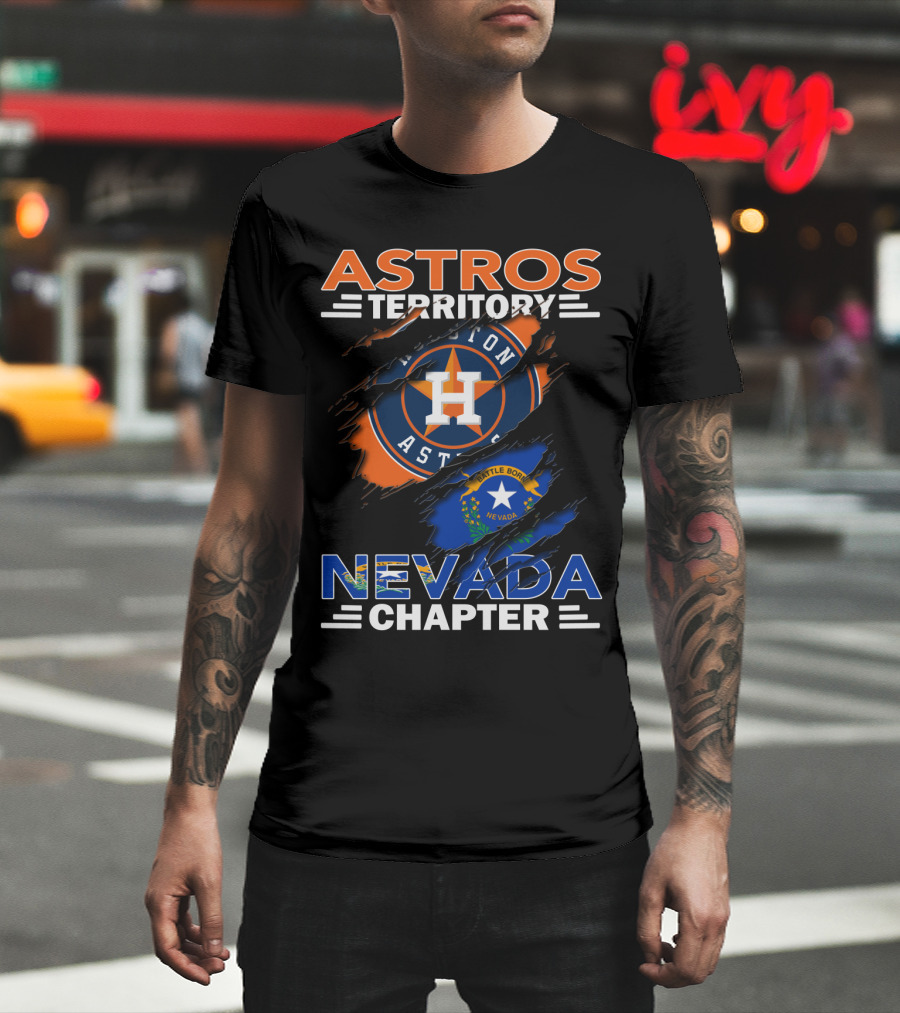 Astros Territory Houston Nevada Chapter Battle Born T-Shirt