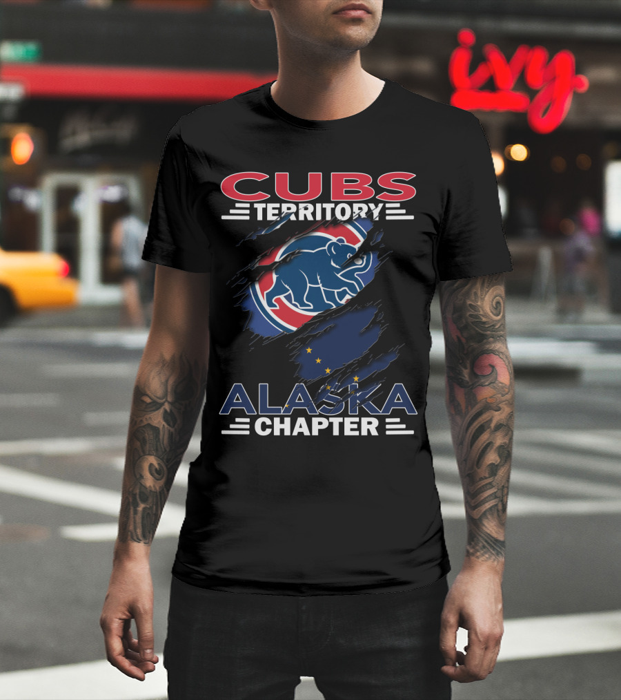 Cubs Territory Alaska Chapter Flag Bear T-Shirt